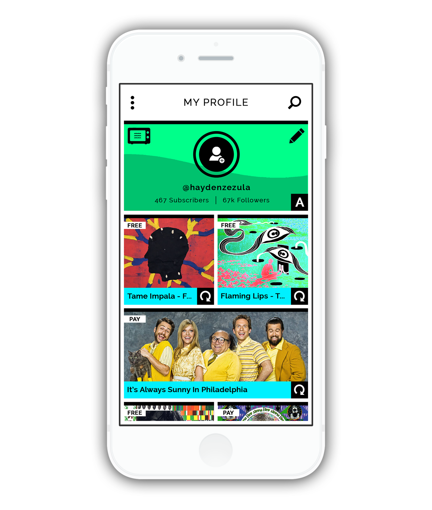 Streeem – Appetizer Mobile